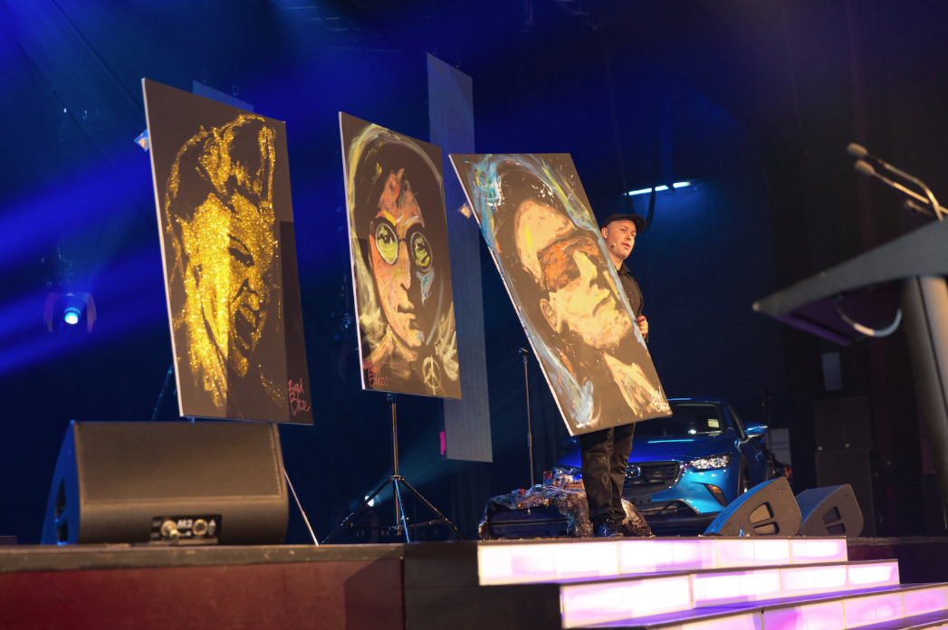 Charity Events - Brad Blaze | Speed Painter & Performance Artist